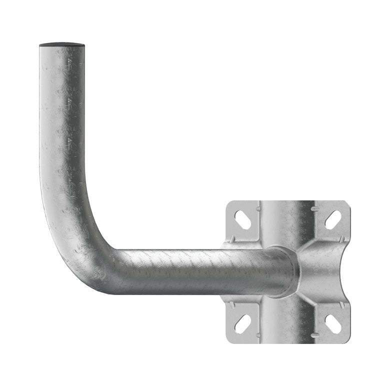 Antenna Bracket Galvanised - 32mm Pipe 17.5cm Standoff – Freesat.ie