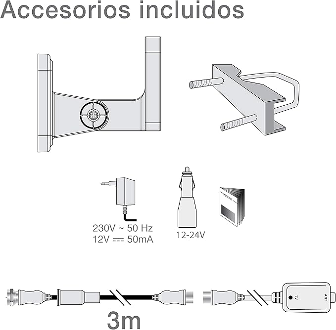 White Outdoor Omnidirectional Antenna (Saorview Aerial) – Freesat.ie