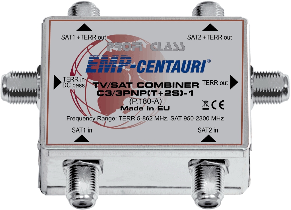 Twin Satellite Combiner (Twin Indoor) – Freesat.ie