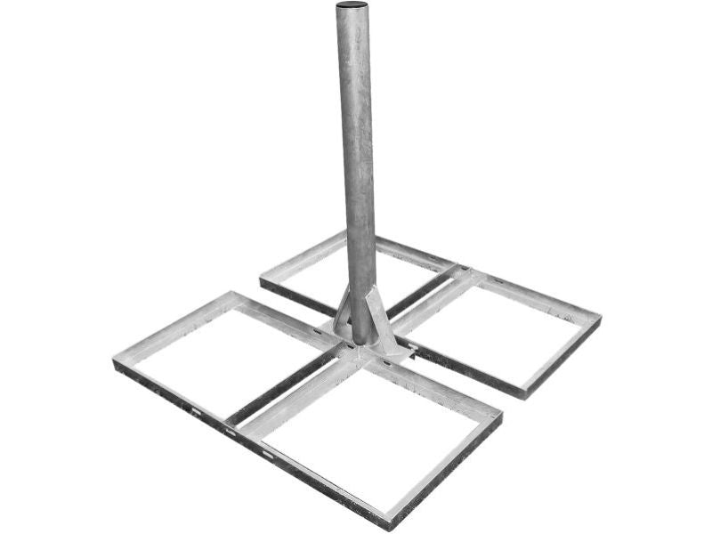 2'' x 3' NPRM (Non penetrating roof mount) Galvanised – Freesat.ie